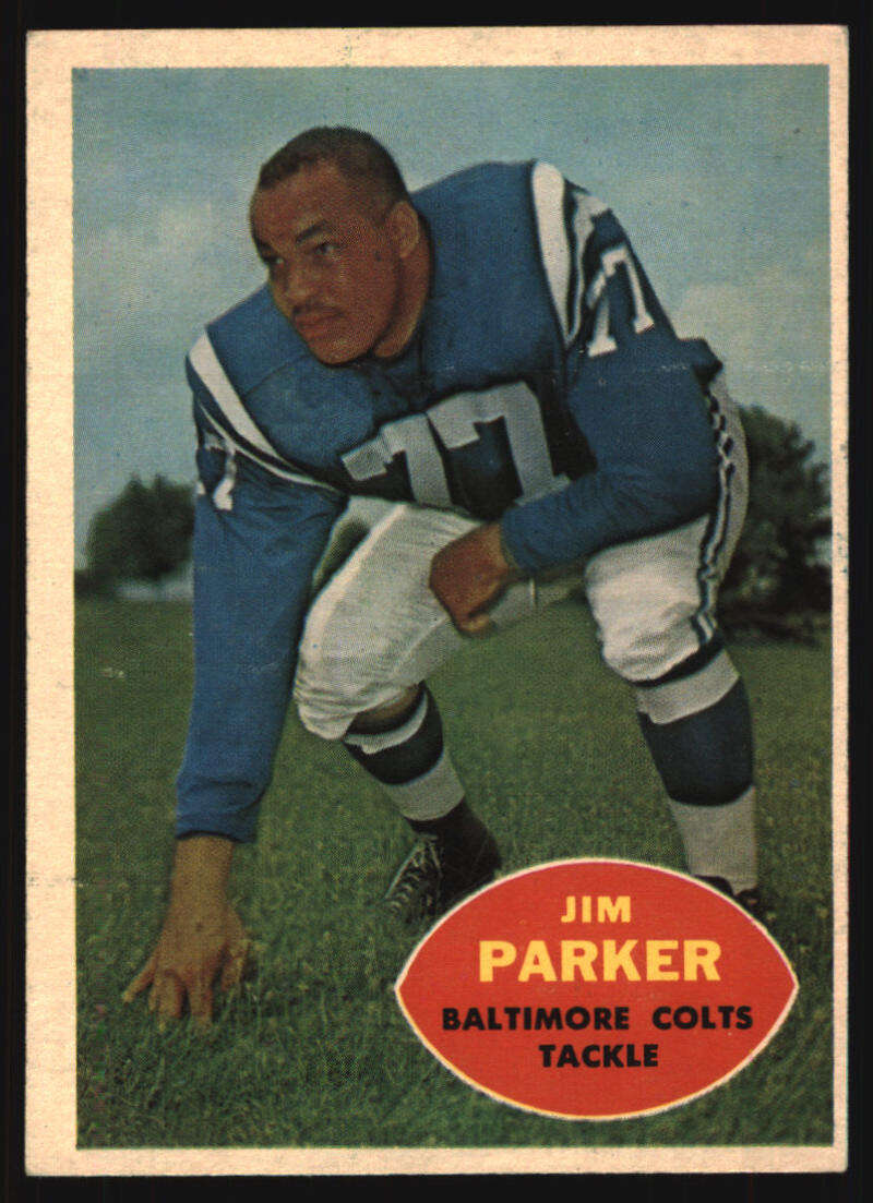 1960 Topps #5 Jim Parker EX/EX+ Colts 569961 | eBay