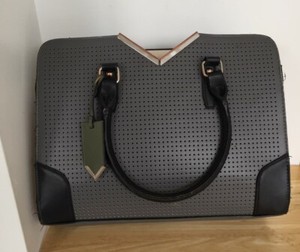 Primark Ladies Hand Bag 32x26x15cm Grey/Beige | eBay