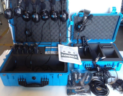 CoachComm Connex Headsets-2 Cases w/7Dual used Headsets #2 | eBay
