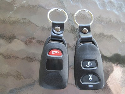(2) Car Key Fob Remote 3 button Lock Unlock Panic Case Keyless Entry ...