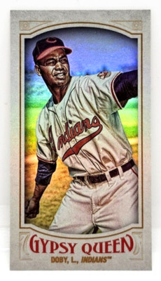 LARRY DOBY ~ 2016 TOPPS GYPSY QUEEN #306 MINI FOIL SP ~ INDIANS TIGERS ...