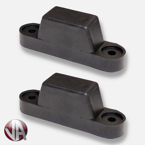 2 x Rubber Top Hat Buffer Door Bump Stop Trailer Truck Horsebox ...