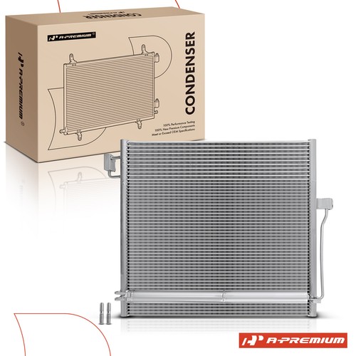 A-Premium A/C Condenser w/ Bracket & Receiver Drier for Mercedes-Benz ...