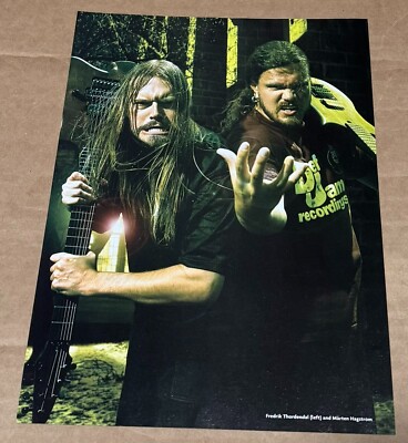 MESHUGGAH - Fredrik Thordendal & Marten Hagstrom - 2002 Photo Print Ad ...