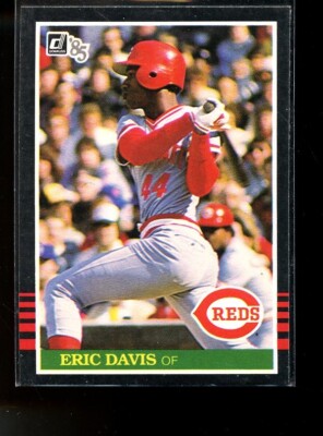 1985 DON RUSS #325 ERIC DAVIS ROOKIE REDS MINT E015796 | eBay