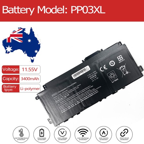 PP03XL Battery for HP Pavilion 14M-DW1033DX (A) (DE13) 13-Bb14-D 13 ...