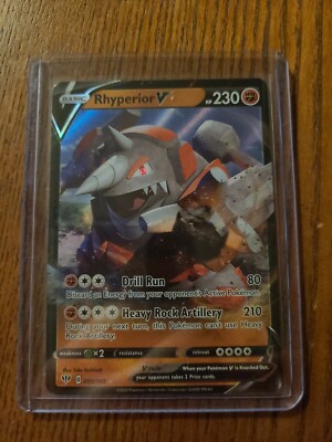 Pokémon TCG Rhyperior V Darkness Ablaze 095/189 Holo Ultra Rare | eBay