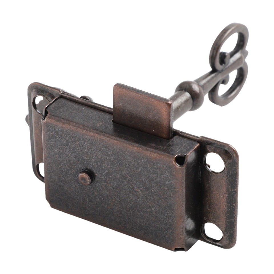 Antique Bronze Lock Set Aesthetic Appeal Decorative Element Red Bronze ...