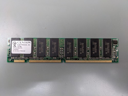 64MB PC100 SDRAM DIMM RAM Memory Stick, Centon 121796 | eBay