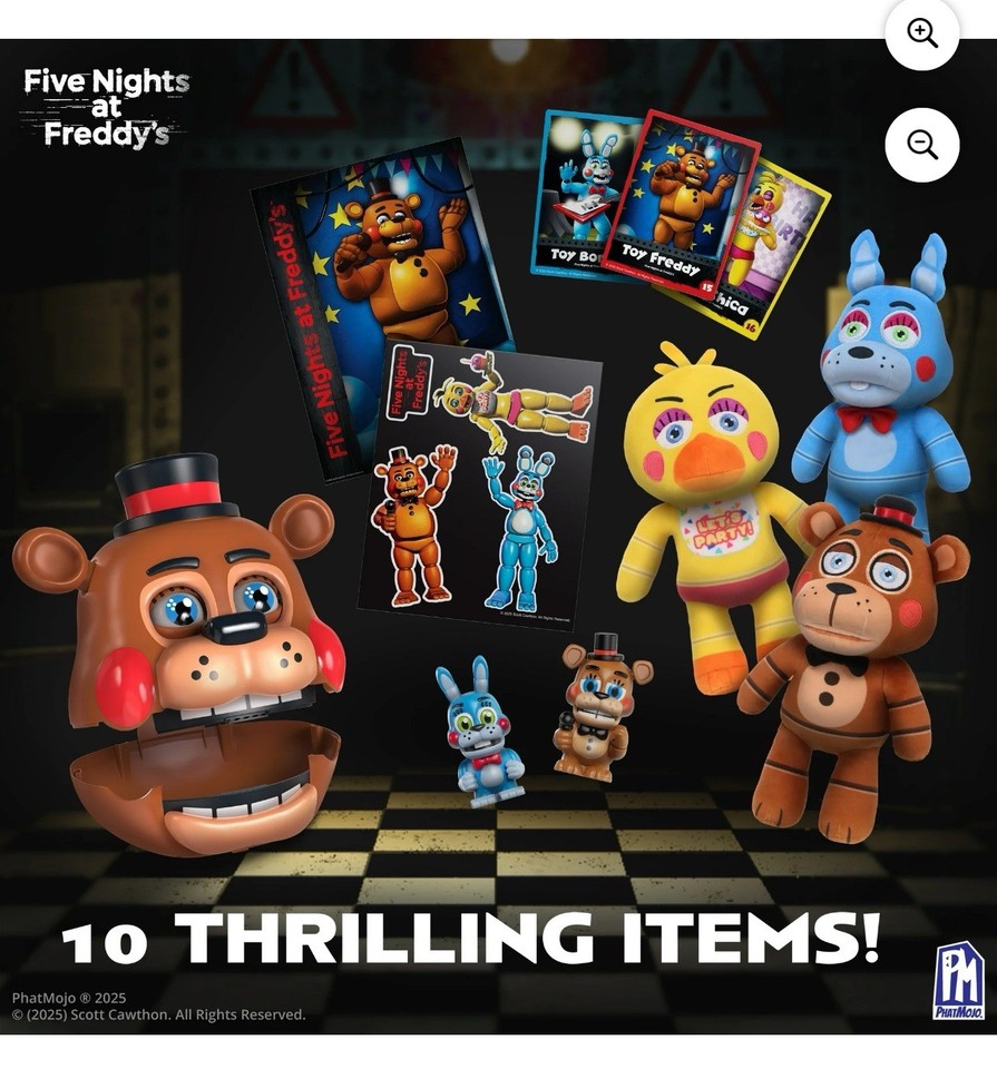 Five Nights at Freddy’s Toy Freddy Collector Bundle Head Walmart ...
