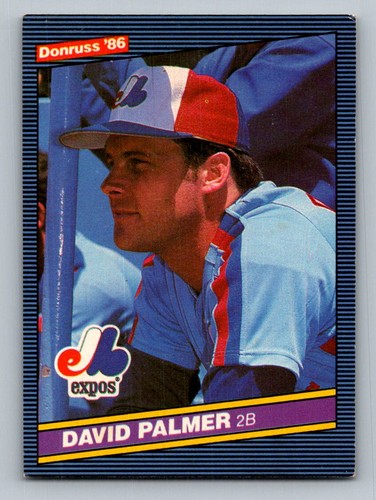 David Palmer Pitcher Montreal Expos Donruss 1986 Card 254 Sports ...