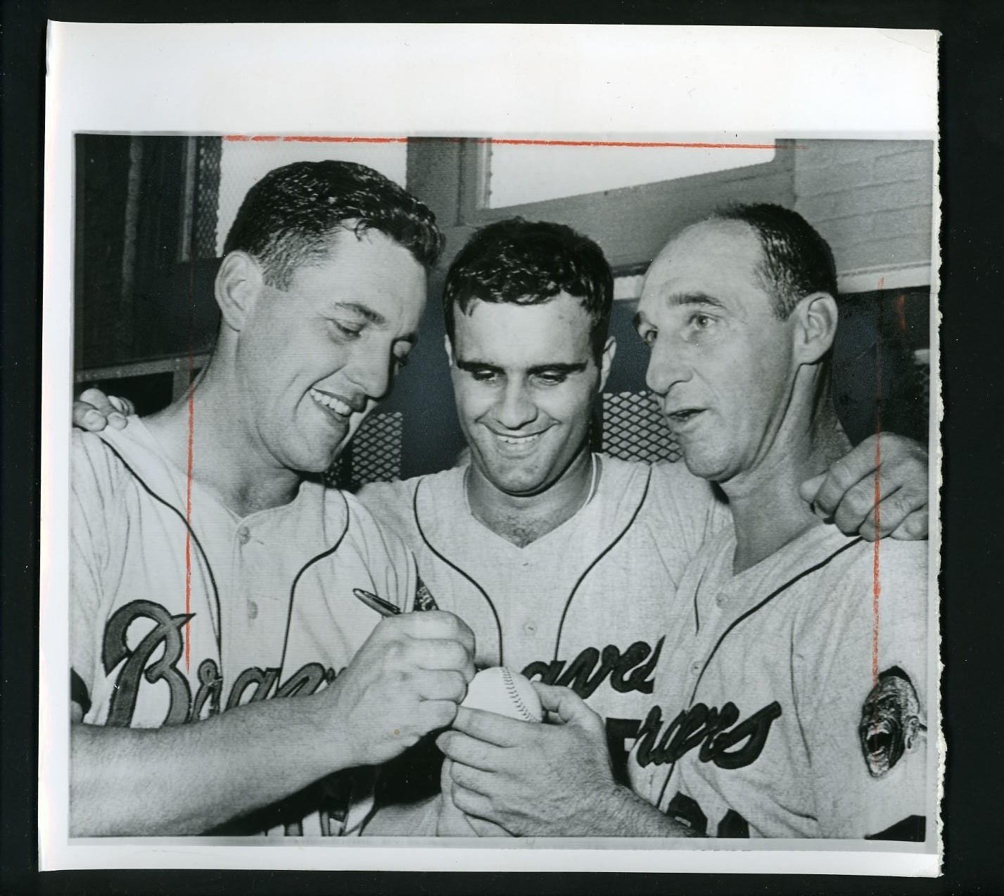Warren Spahn Joe Torre Gene Oliver 1963 Press Photo Milwaukee Braves | eBay