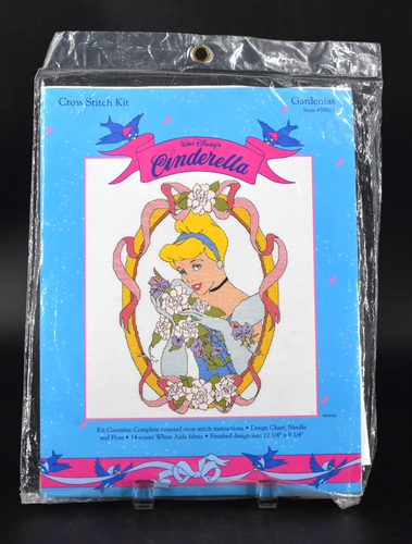 NEW Disney Cinderella Gardenias Counted Cross Stitch Kit 39004 Sealed 716527390042| eBay