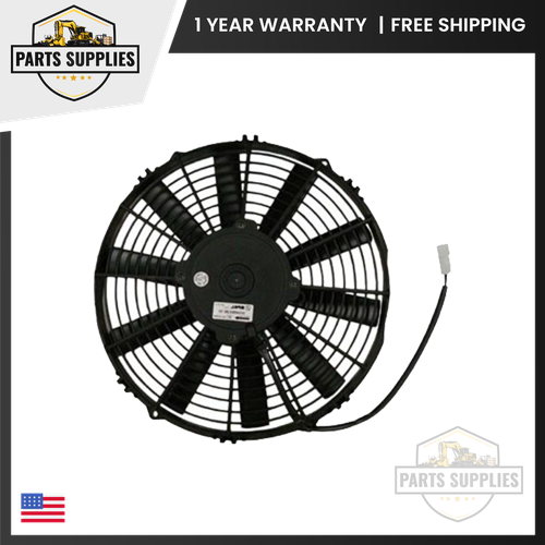AT460606 11'' Condenser Fan 24V fits John Deere Crawler Dozer 550K 450 ...