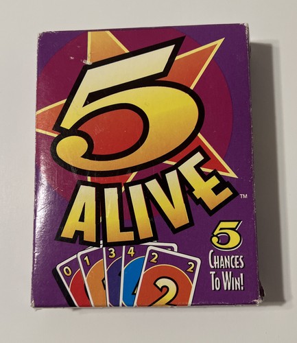 Vintage "5 Alive" Card Game by Mattel - 1994 Edition - Complete & Ships ...