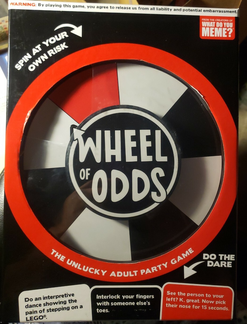 WHEEL OF ODDS: THE UNLUCKY ADULT PARTY GAME New Unopened | eBay