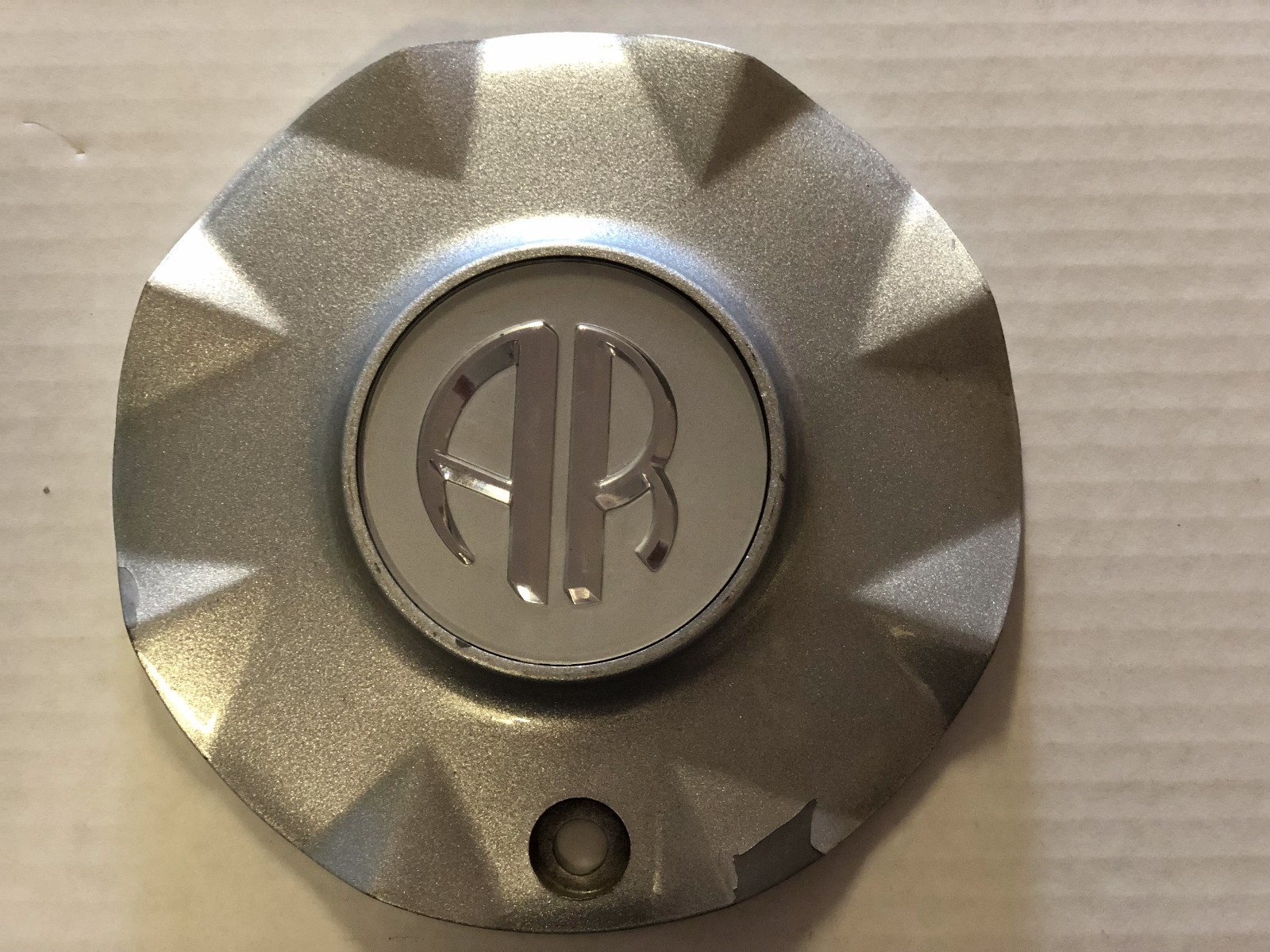 ~AMERICAN RACING ALUMINUM/SILVER WHEEL CENTER CAP # 89-9095, FREE SHIP ...