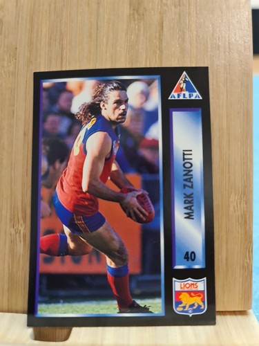 MARK ZANOTTI🏆94 Series AFLPA #40 LIONS AFL Trading Card 🏆FREE POST ...