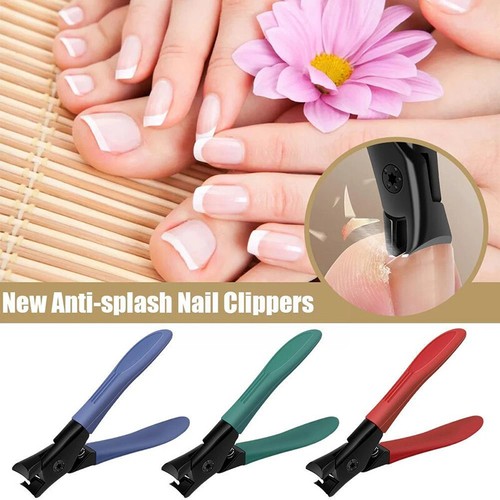 Hard Nail Clippers Manicure Trimmer Toenails Nippers Anti-Splash Nails ...