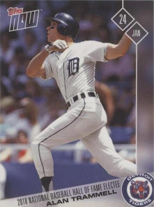 2017 Topps Now - Topps Online Exclusive Off-Season Alan Trammell #OS-90 ...