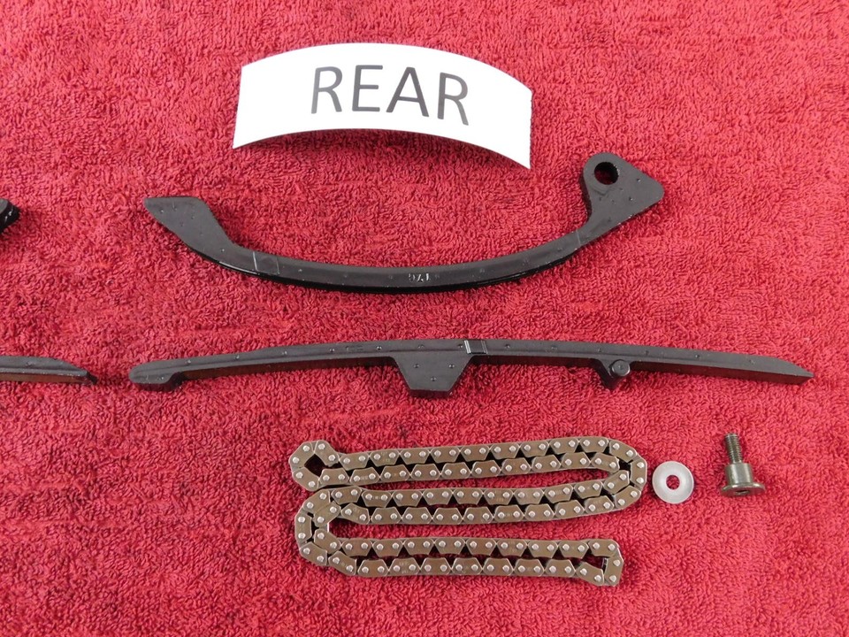 {Front & Rear} Engine Cam Chain Set w/Guides *NICE! 03-09 SV650 SV650S ...
