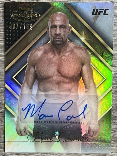 2024 Topps UFC Gold Label - Mark Coleman /199 - Golden Greats Autograph ...