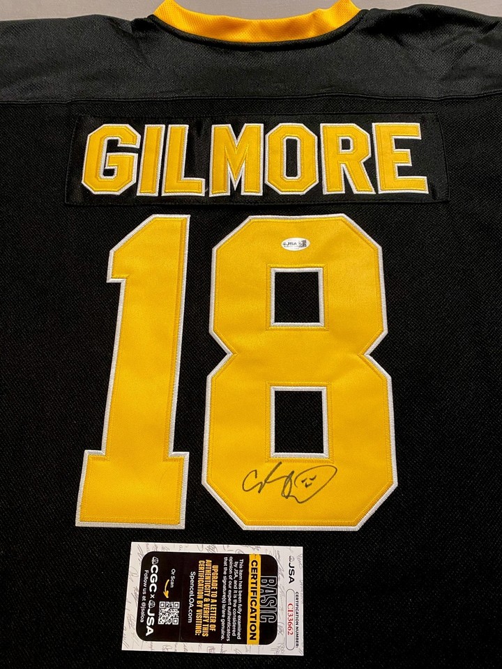 HAPPY GILMORE/ ADAM SANDLER AUTOGRAPH #18 BOSTON JERSEY JSA CI33662 | eBay