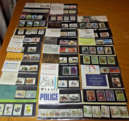 31 Royal Mail Presentation Stamp Packs lot 2 | eBay