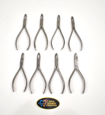 QTY 8 - Orthodontic Pliers - Johnson Contouring - Various Brands ...
