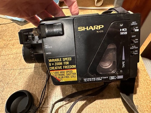Sharp VL-C73 Vintage Camcorder w Tape | eBay