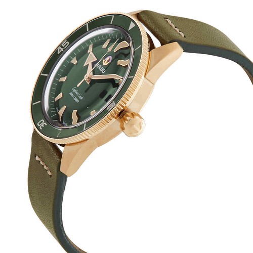 Rado Captain Cook Automatic Bronze 42mm Green Dial Mens Watch R32504315 ...