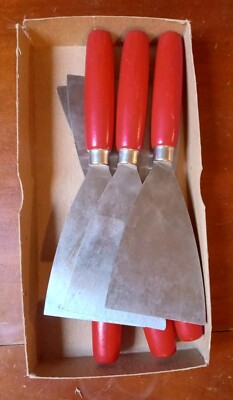 6 PACK VINTAGE GOODELL 107 WALL SCRAPER 2.75" BLADE - WOOD HANDLE | eBay