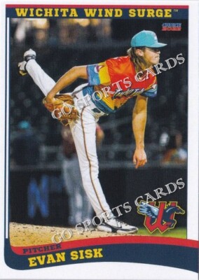 2022 Wichita Wind Surge Evan Sisk RC Rookie Minnesota Twins | eBay