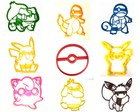 POKEMON MASTER KIT PIKACHU POKEBALL EEVEE PSYDUCK BULBASAUR COOKIE ...