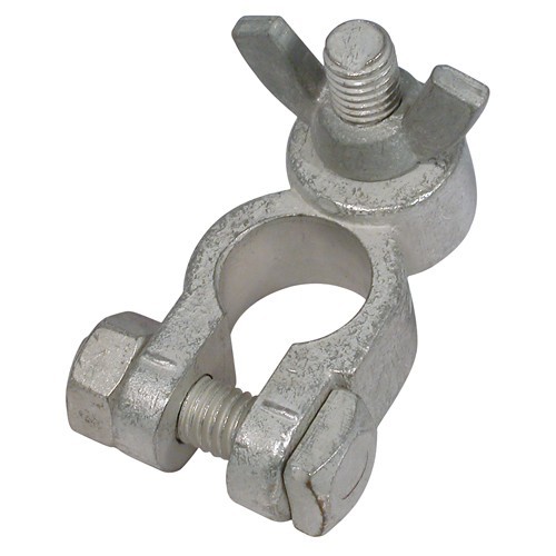 Battery Terminal with Wing Nut Fitting. Positive (+ve) | eBay