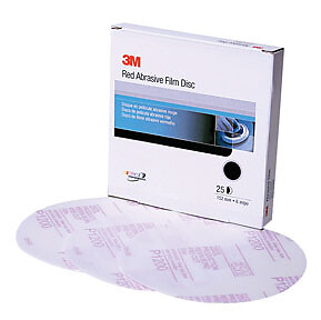 Red Abrasive Hookit Film Disc, 6 in, P1000, 25 Discs per Box MMM-1186 ...