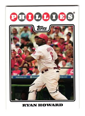 2008 Topps Philadelphia Phillies #PHI1 Ryan Howard Philadelphia ...