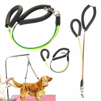 No-Sit Pet Dog Grooming Table Adjustable Harness Haunch Holder ...