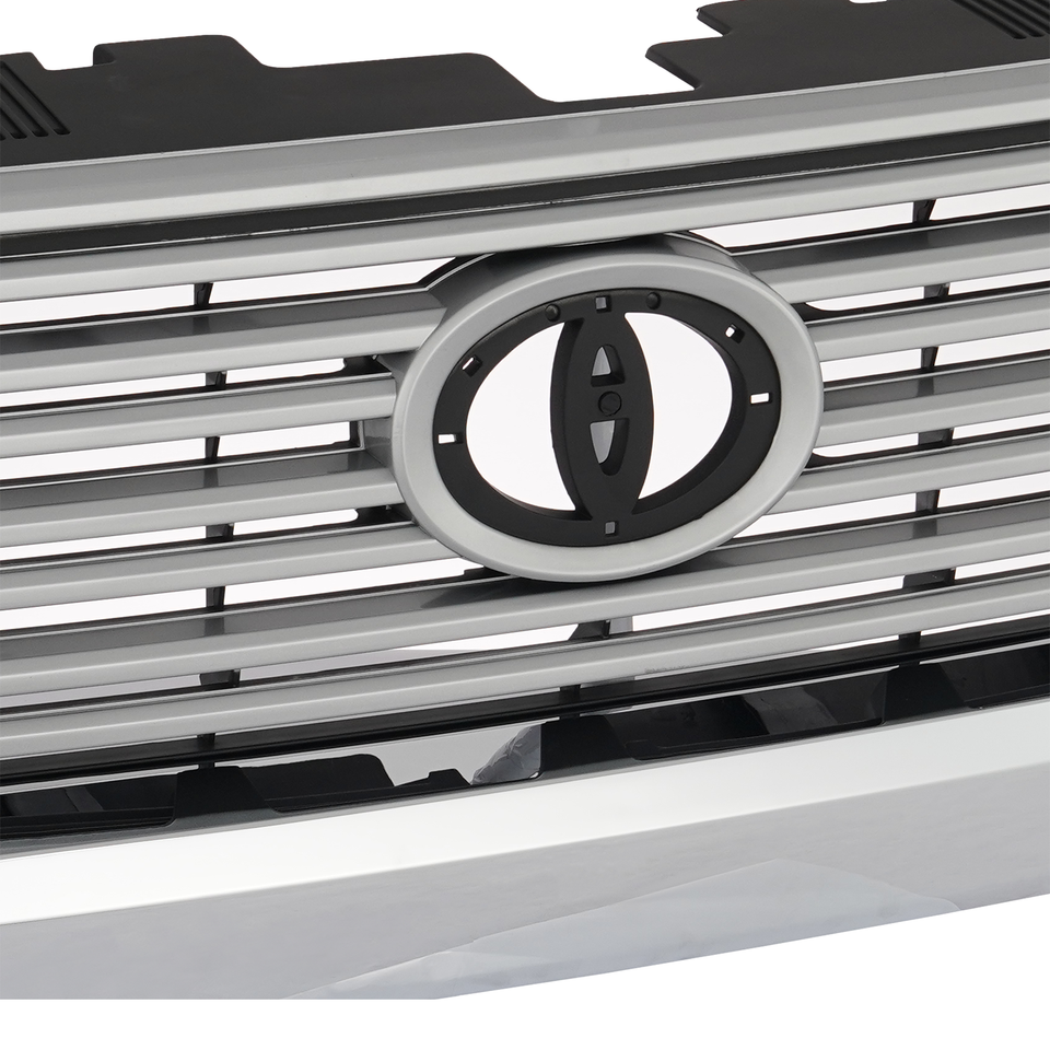 For Toyota Tundra 2014-2017 Front Grille Grill Chrome / Silver Shell ...