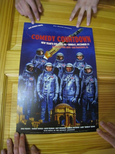 Greg Proops Warren Thomas David Feldman Poster Fillmore Astronaut 1995 ...