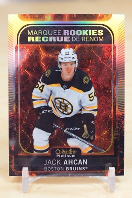 2021-22 OPC Platinum Marquee Rookies Hot Magma /499 #259 Jack Ahcan ...