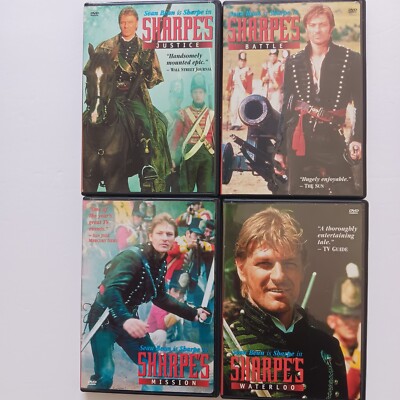 Sharpe's Series Starring Sean Bean As Sharpe DVD Collection Lot Of 4 ...