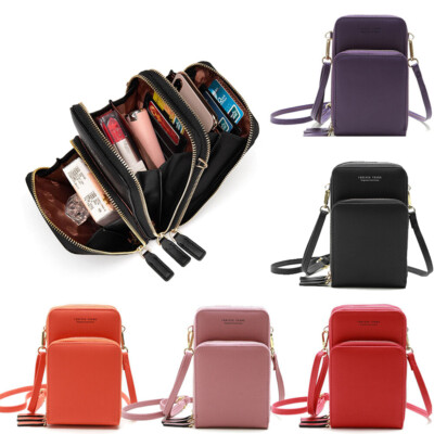 Small Crossbody Wallet Phone Bag Women Mini Card Case Purse Over ...