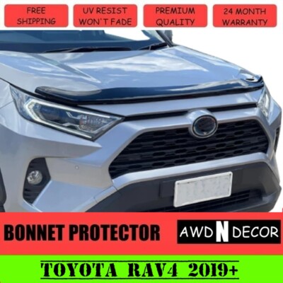 Premium Bonnet Protector Tinted Guard to suit Toyota Rav-4 Rav4 2019 ...