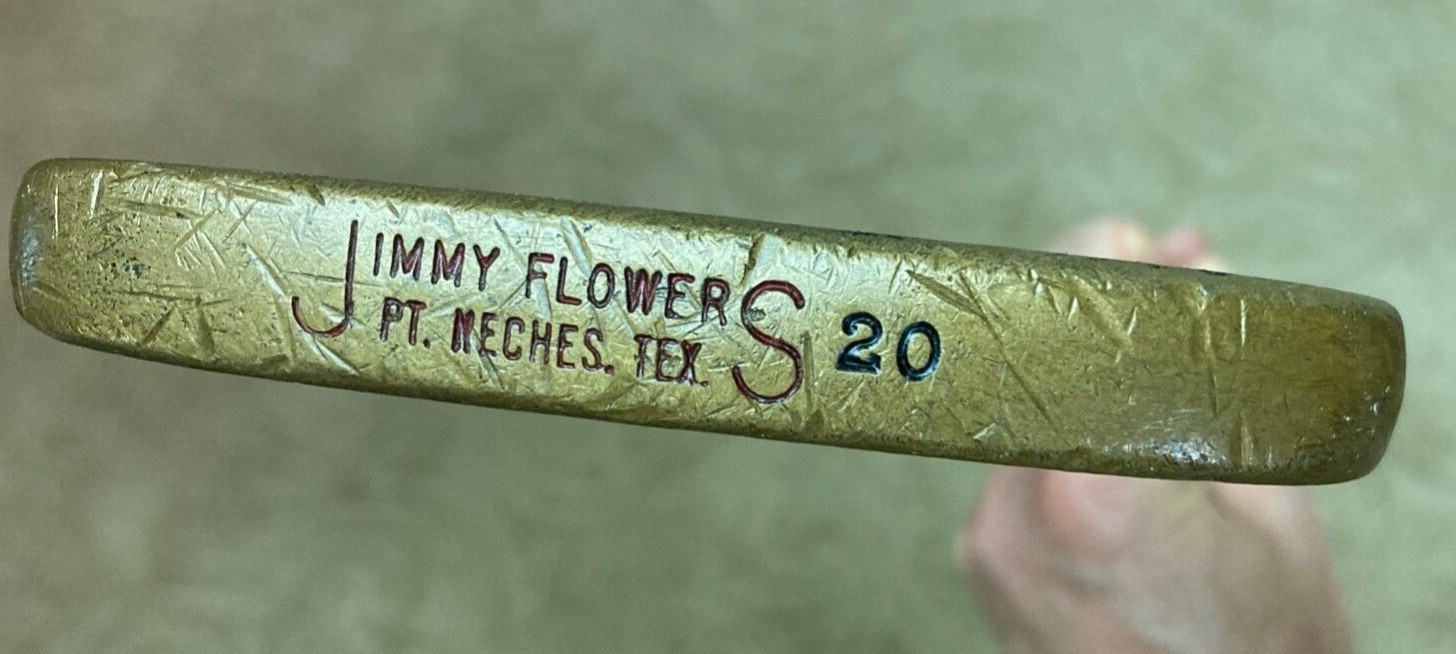 Jimmy Flowers 20pt Putter Bullseye-style | eBay