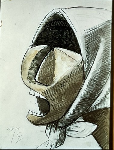 Julio Gonzalez “Crying Woman” Spanish Modern Art 35mm Slide | eBay