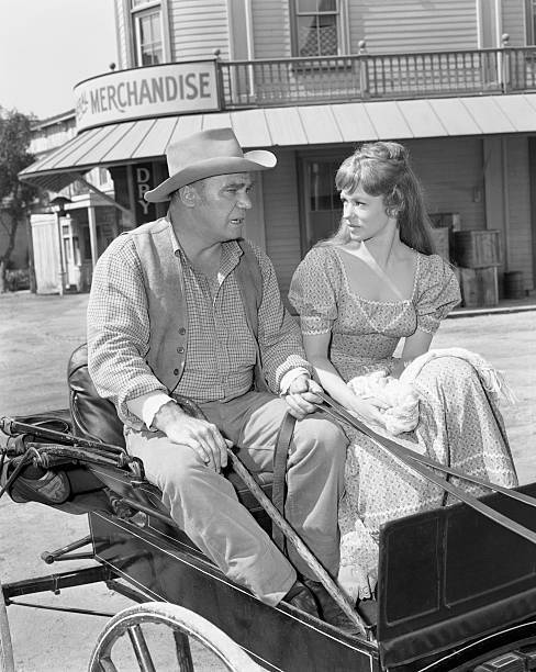 Bonanza Judi Meredith, John Doucette 1962 OLD TV PHOTO | eBay Australia