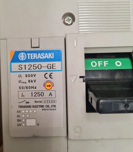 TERASKI TEMBREAK S1250 - GE MOLDED CASE CIRCUIT BREAKER | eBay