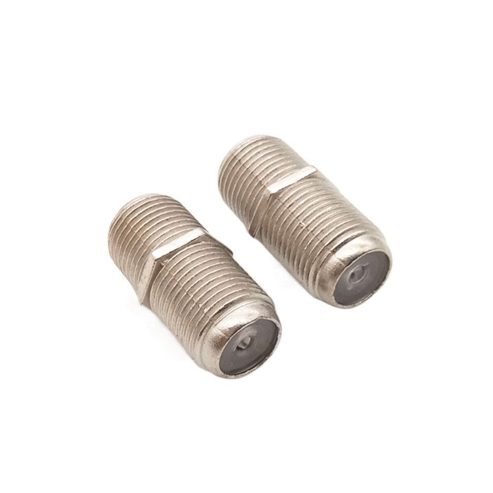 F Two-way Extension Cable F Type Coupler Adapter F Female Straight ...