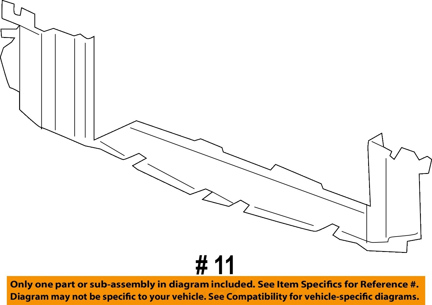 Chevrolet GM OEM Lower Baffle 23493655 | eBay